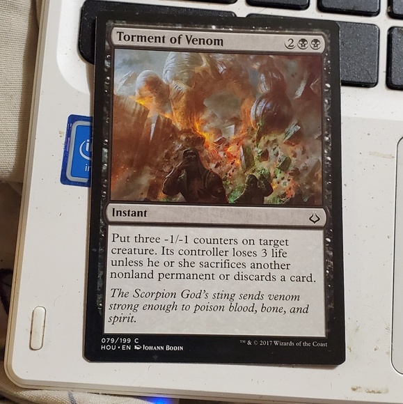 Other | Torment Of Venom Magic Card | Poshmark